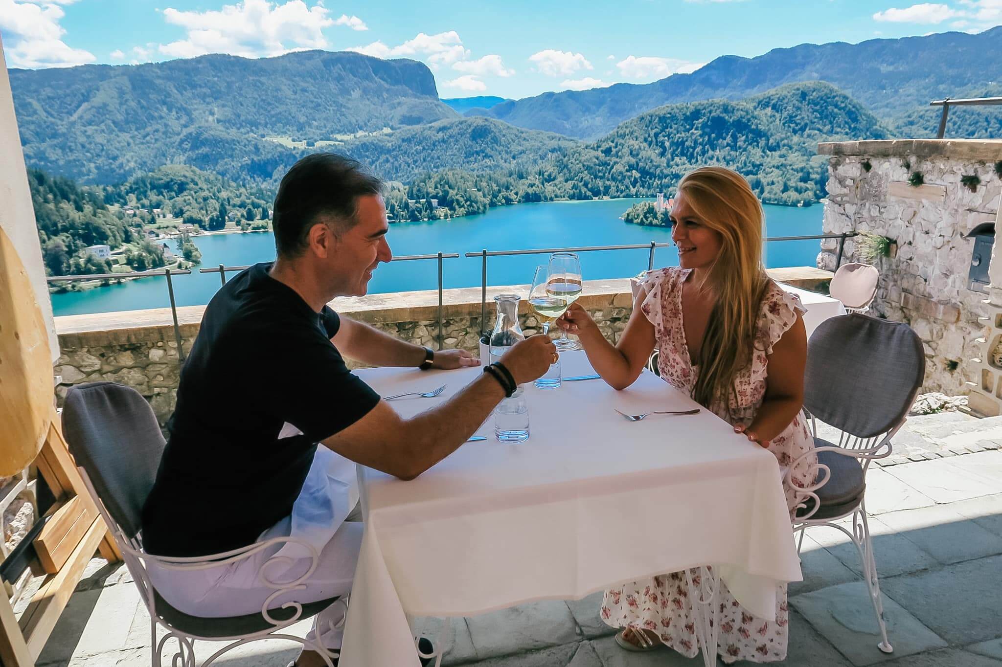 Pranzo con vista al Bled Castle Restaurant